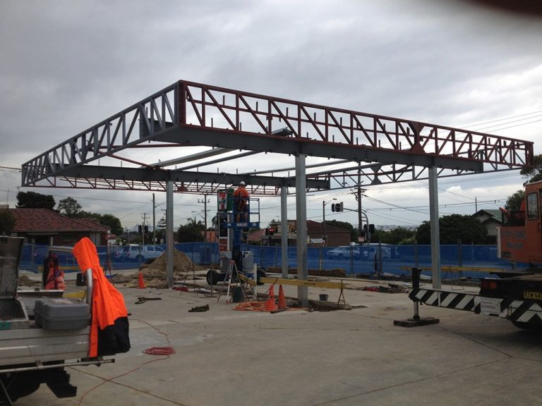 Structural Steel Awnings & Shelters | Steel Fabrication Services